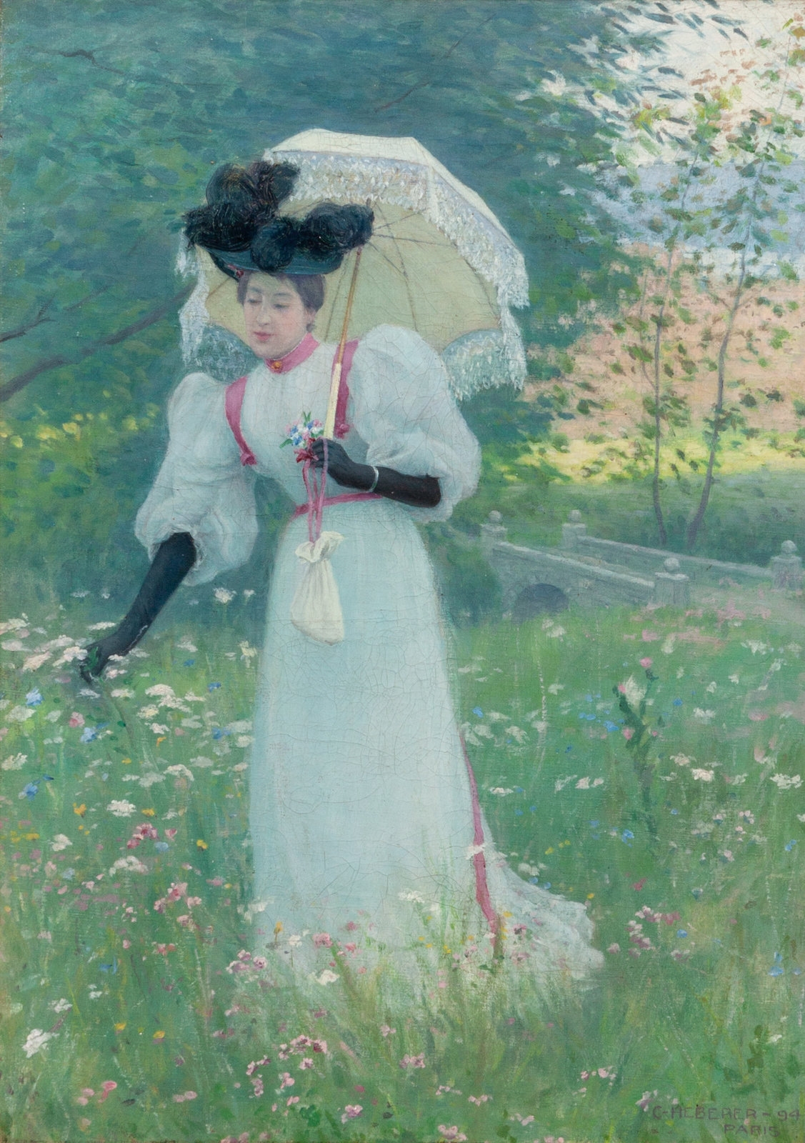 Charles Heberer | Last Rays (1891) | MutualArt