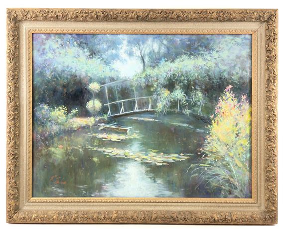 Richard Hudson Zolan | THE WISTERIA BRIDGE | MutualArt