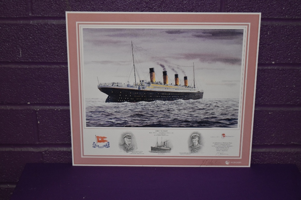 Edwin John | First Sunset RMS Titanic - Wednesday April 10th 1912 (1912 ...