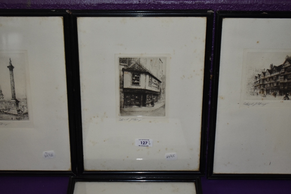 Edward J. Cherry | Four depictions of London | MutualArt