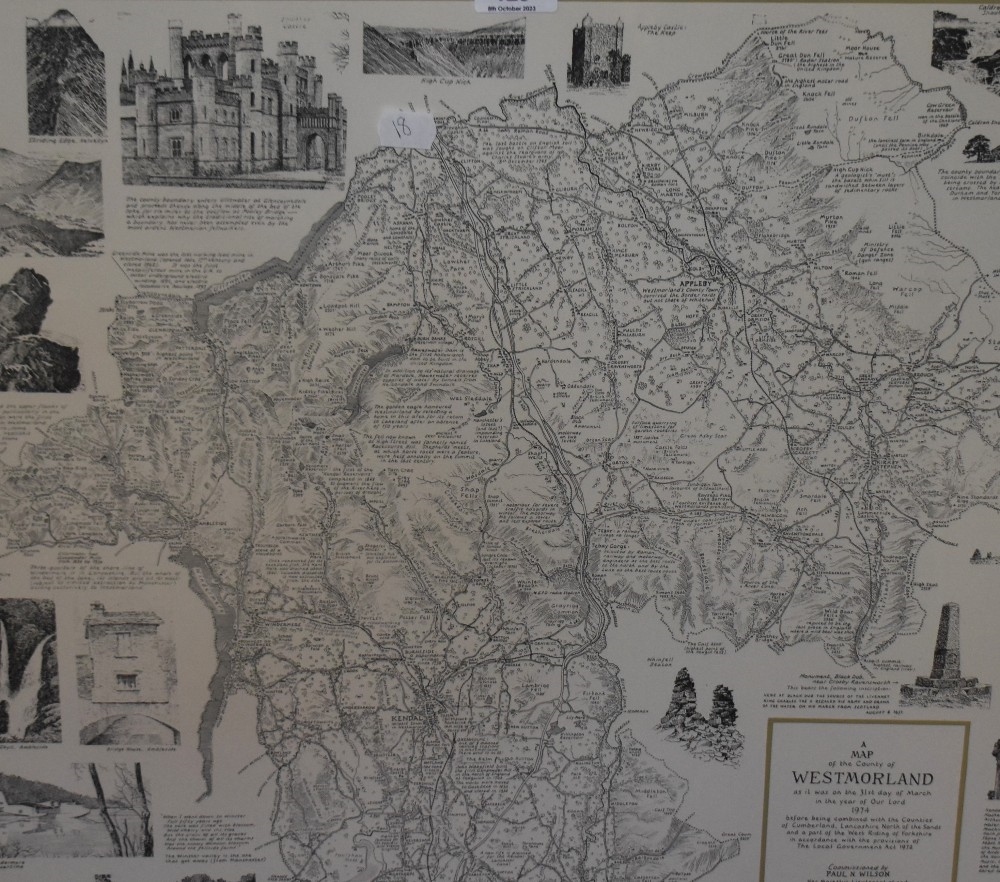 Alfred Wainwright | A Map of the County of Westnorland | MutualArt