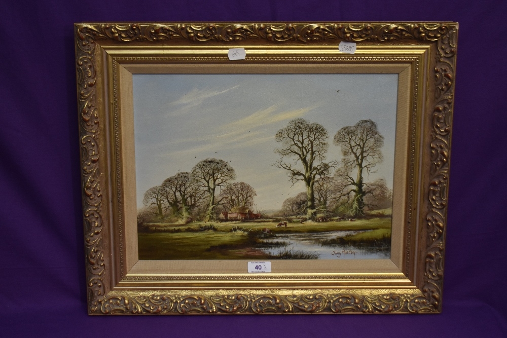 Tony Malton | Two countryside landscapes depicting farm | MutualArt