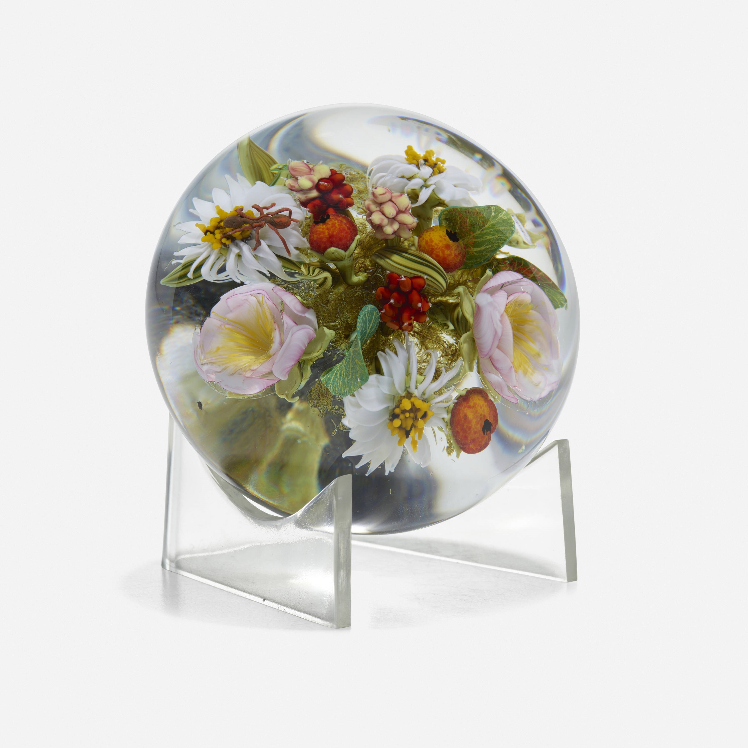Paul Stankard | Botanical paperweight (2003) | MutualArt