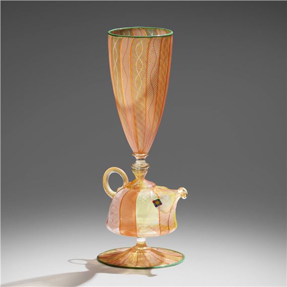 Richard Marquis | Zanfirico Teapot Goblet (1992) | MutualArt