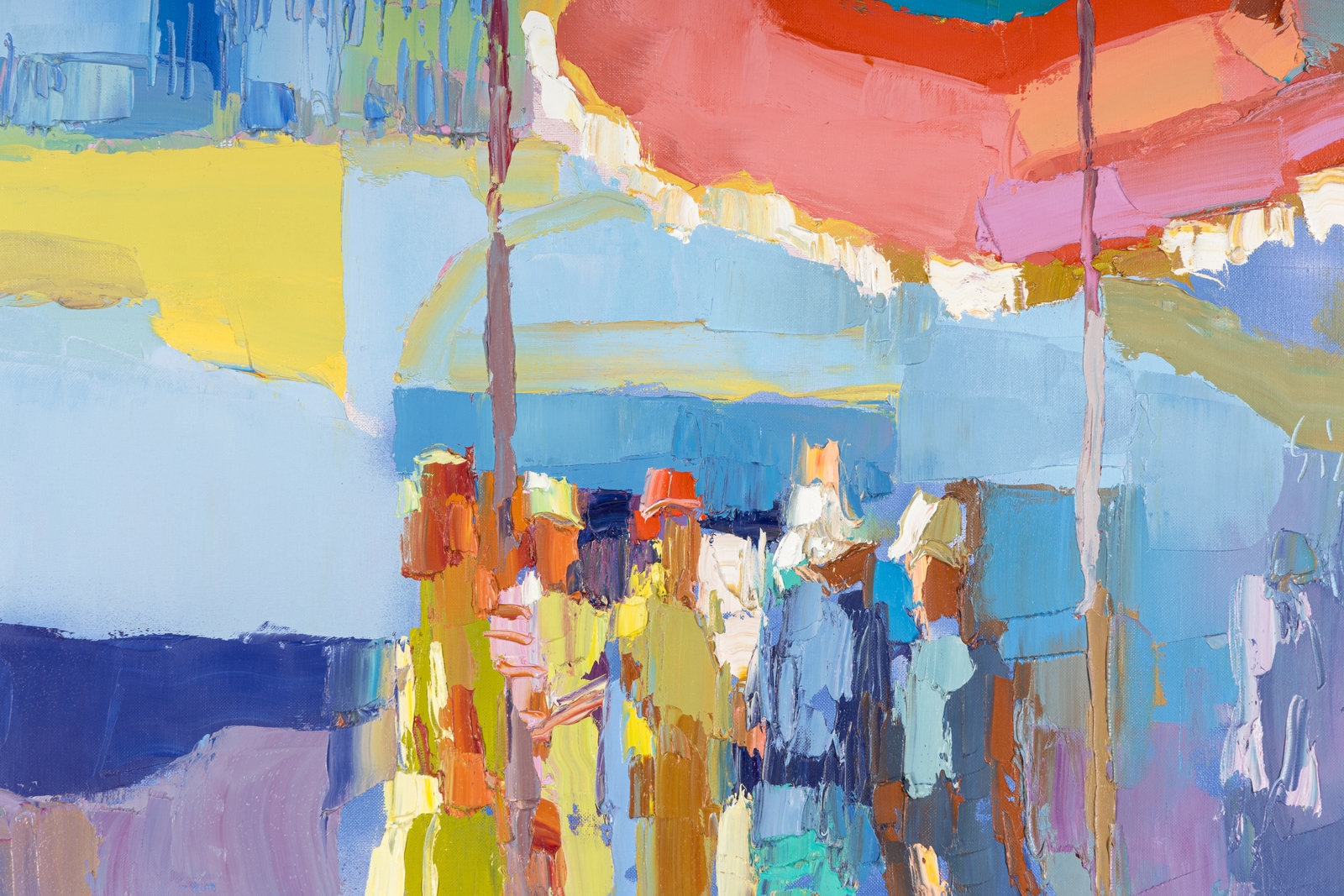 Nicola Simbari | Umbrellas in Capri | MutualArt