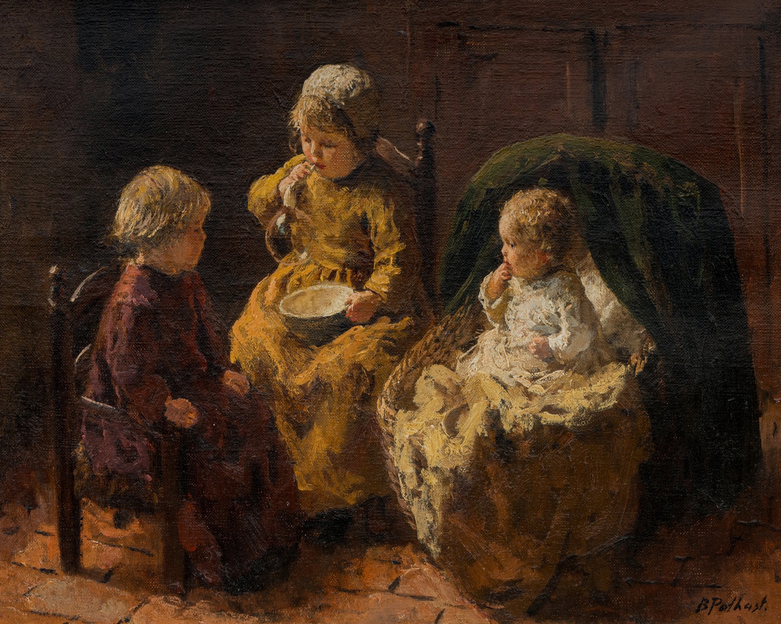 Bernard Jean Corneille Pothast | Blowing Bubbles | MutualArt