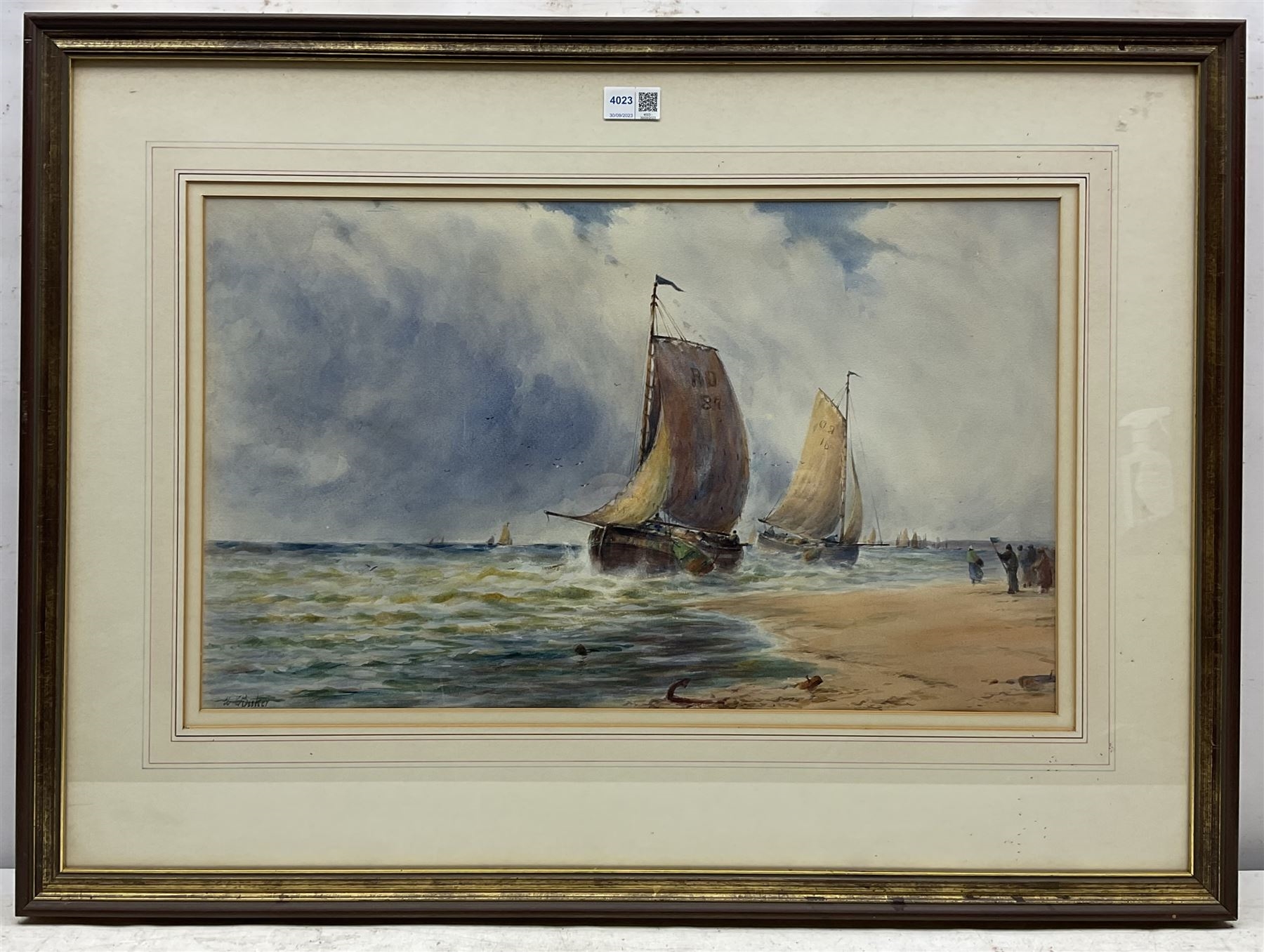 J. Lockhart Barker | Rothesay Fishing Boats off the Scottish Coast ...