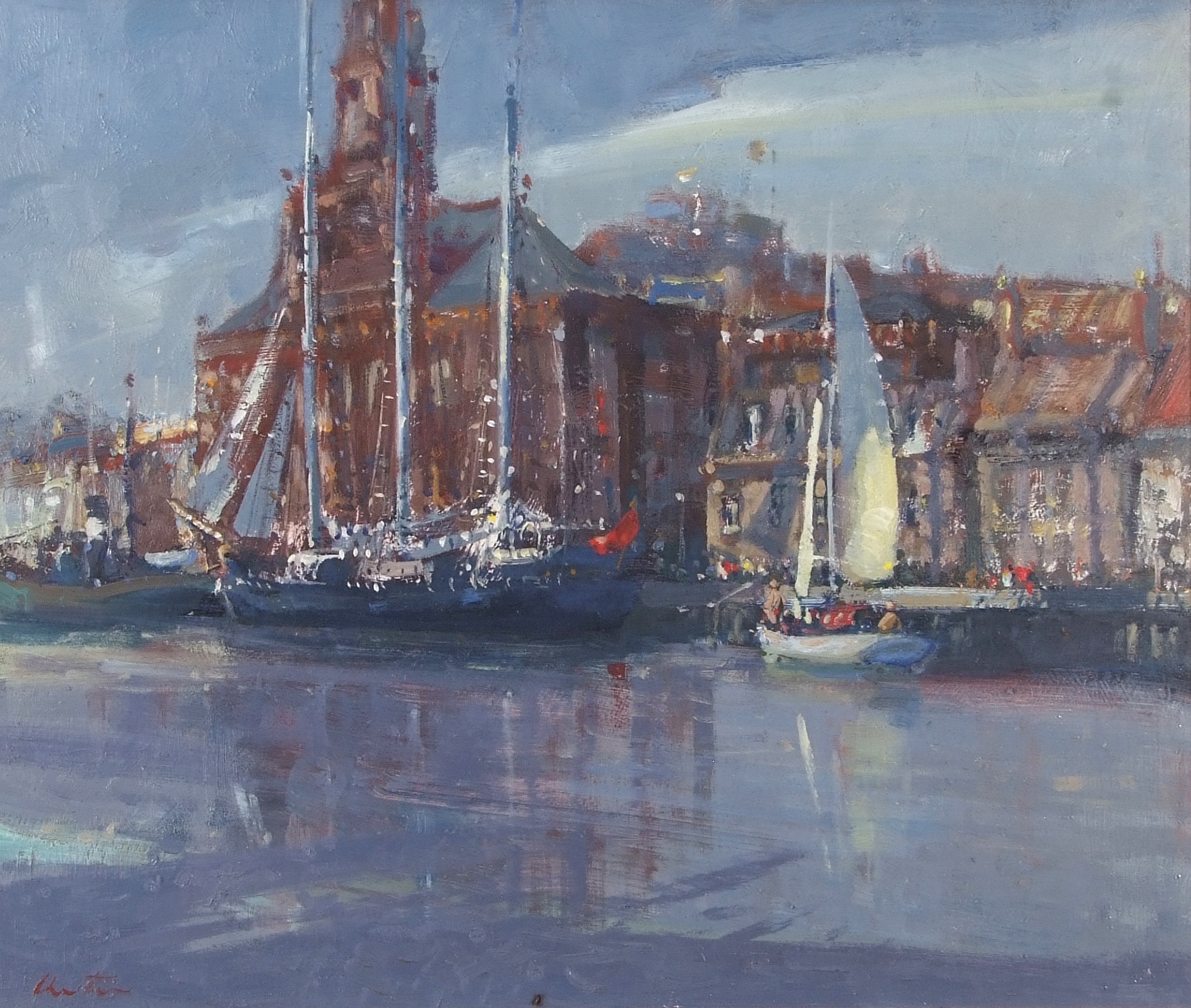Geoffrey Chatten | Yarmouth / hall of W .Churchill | MutualArt