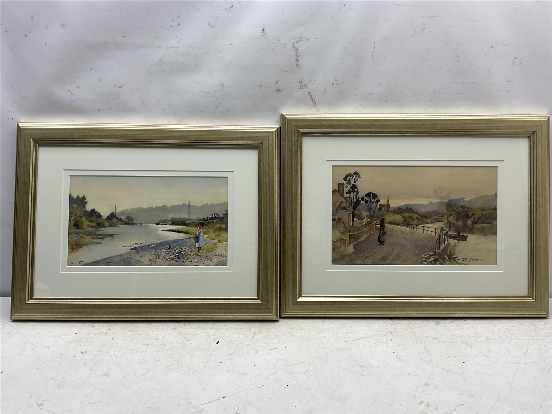 Eyres Simmons | Young Ladies at the Riverside | MutualArt