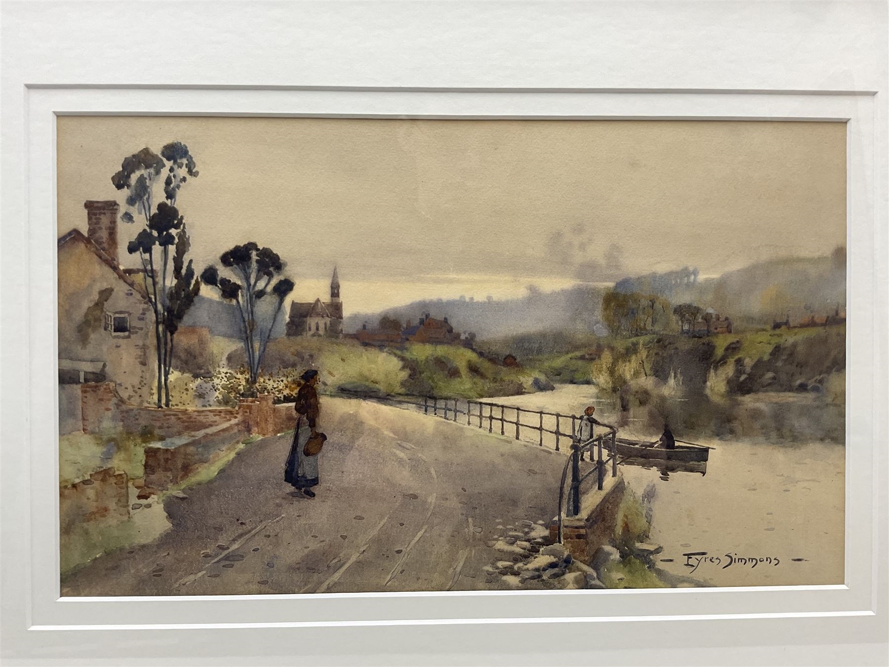 Eyres Simmons | Young Ladies at the Riverside | MutualArt