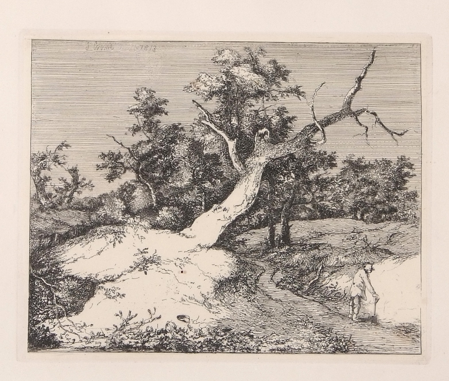 John Crome | 'Road by a Stricken Oak' | MutualArt