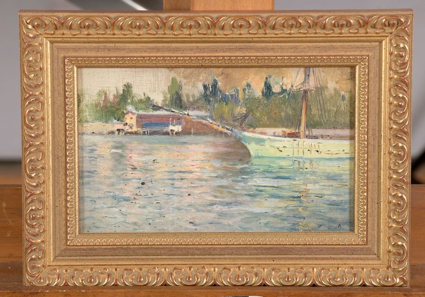 Mikhail Stepanovich Tkachenko | Voilier à quai | MutualArt