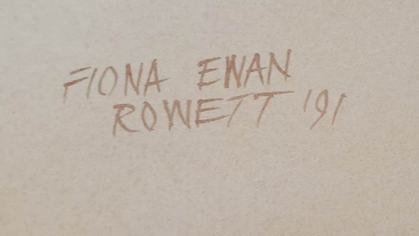 Fiona Ewan Rowett | Misty Riverscape scene (1991) | MutualArt