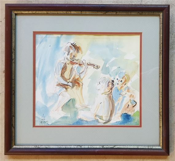 Elly Holm | Violin Practice (1992) | MutualArt