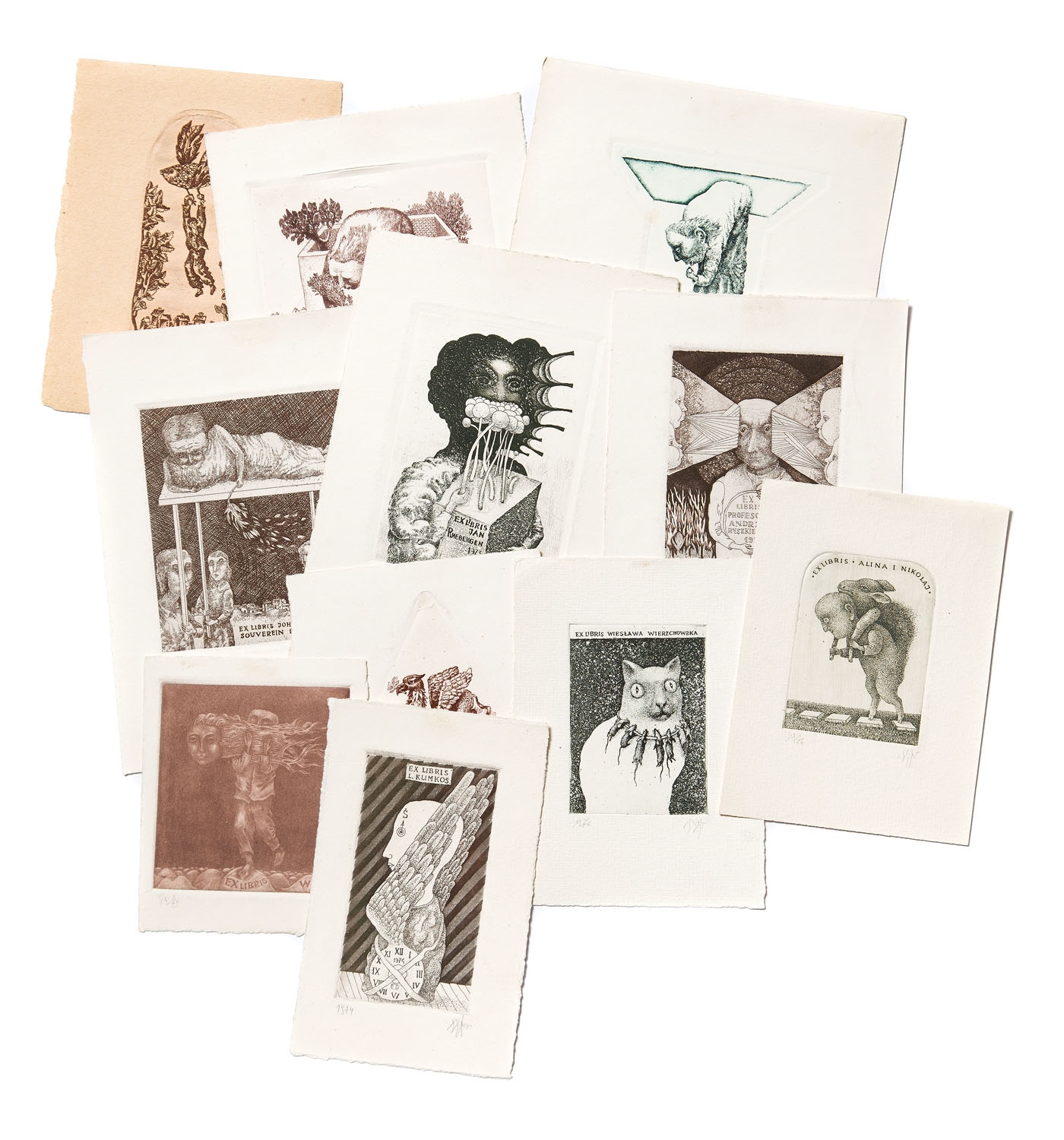 Stasys Eidrigevicius | Set of 11 ex libris | MutualArt