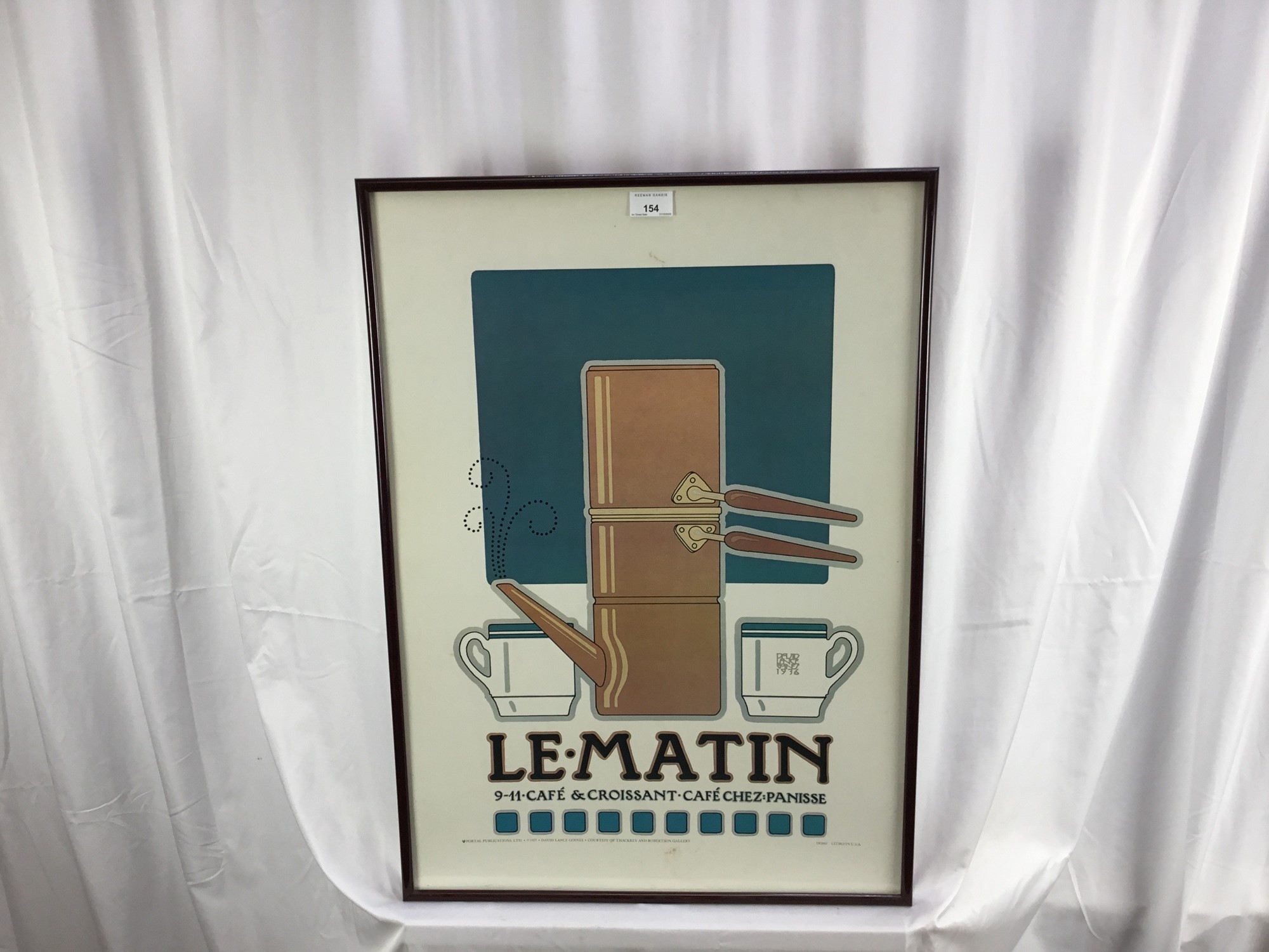 David Lance Goines | Le. Matin, 9-11 Cafe & Croissant. Cafe Chez ...