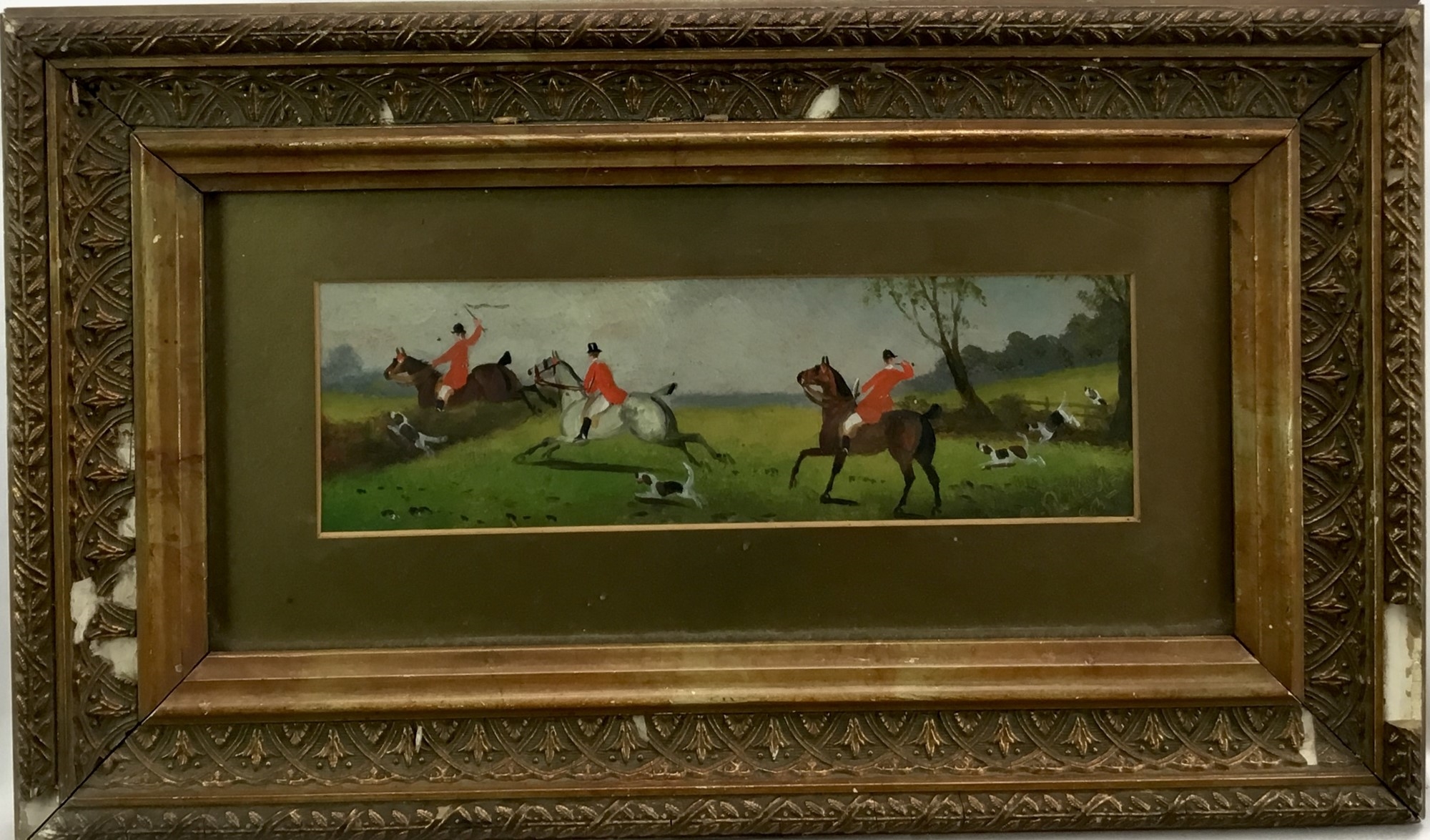Philip H. Rideout | Tally Ho..A fox hunting scene | MutualArt