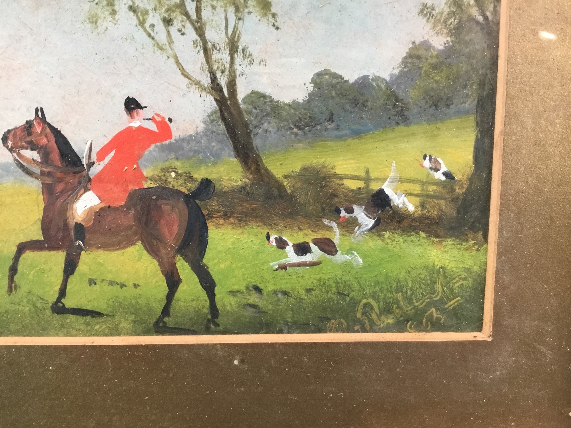 Philip H. Rideout | Tally Ho..A fox hunting scene | MutualArt