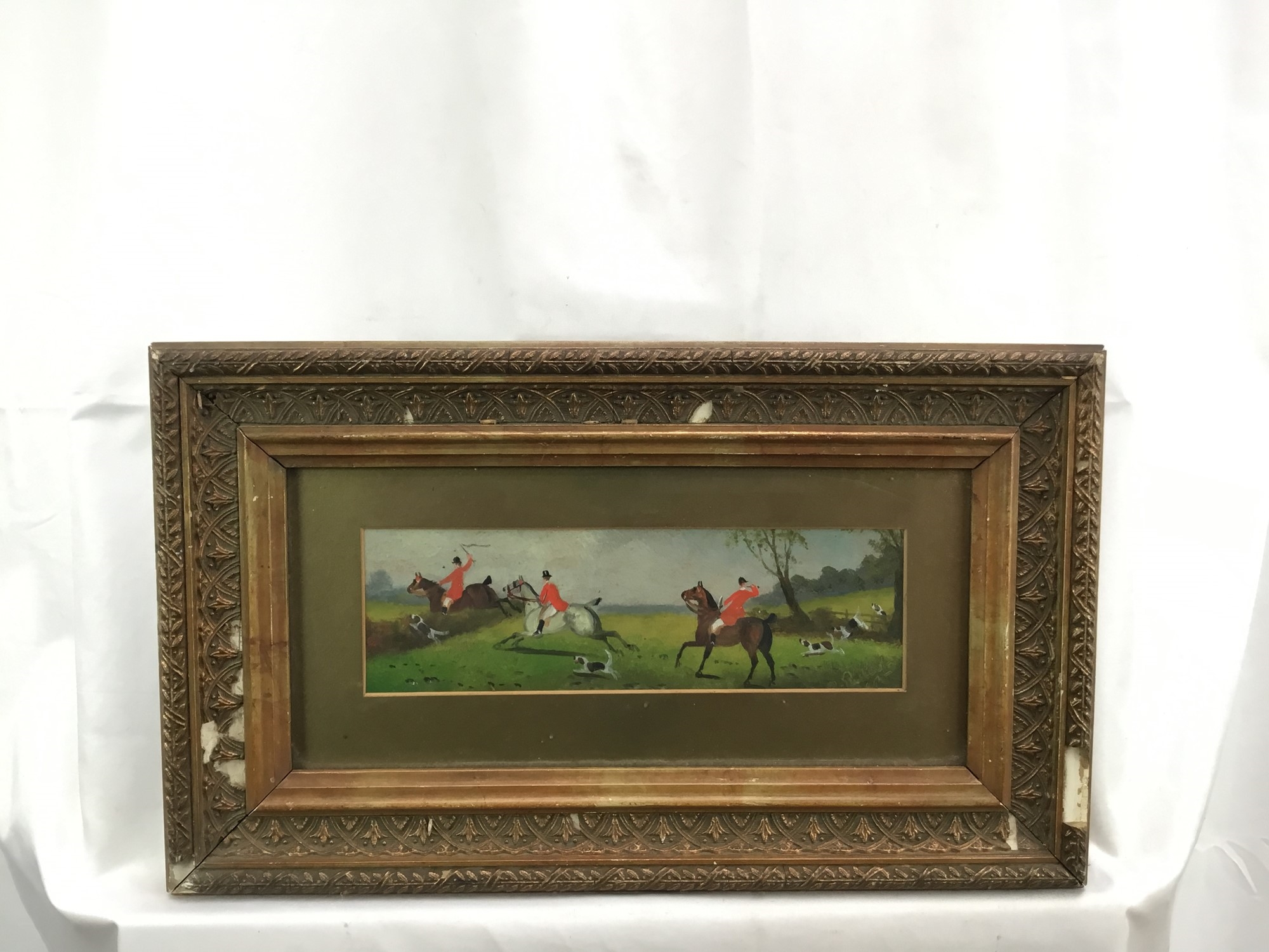 Philip H. Rideout | Tally Ho..A fox hunting scene | MutualArt