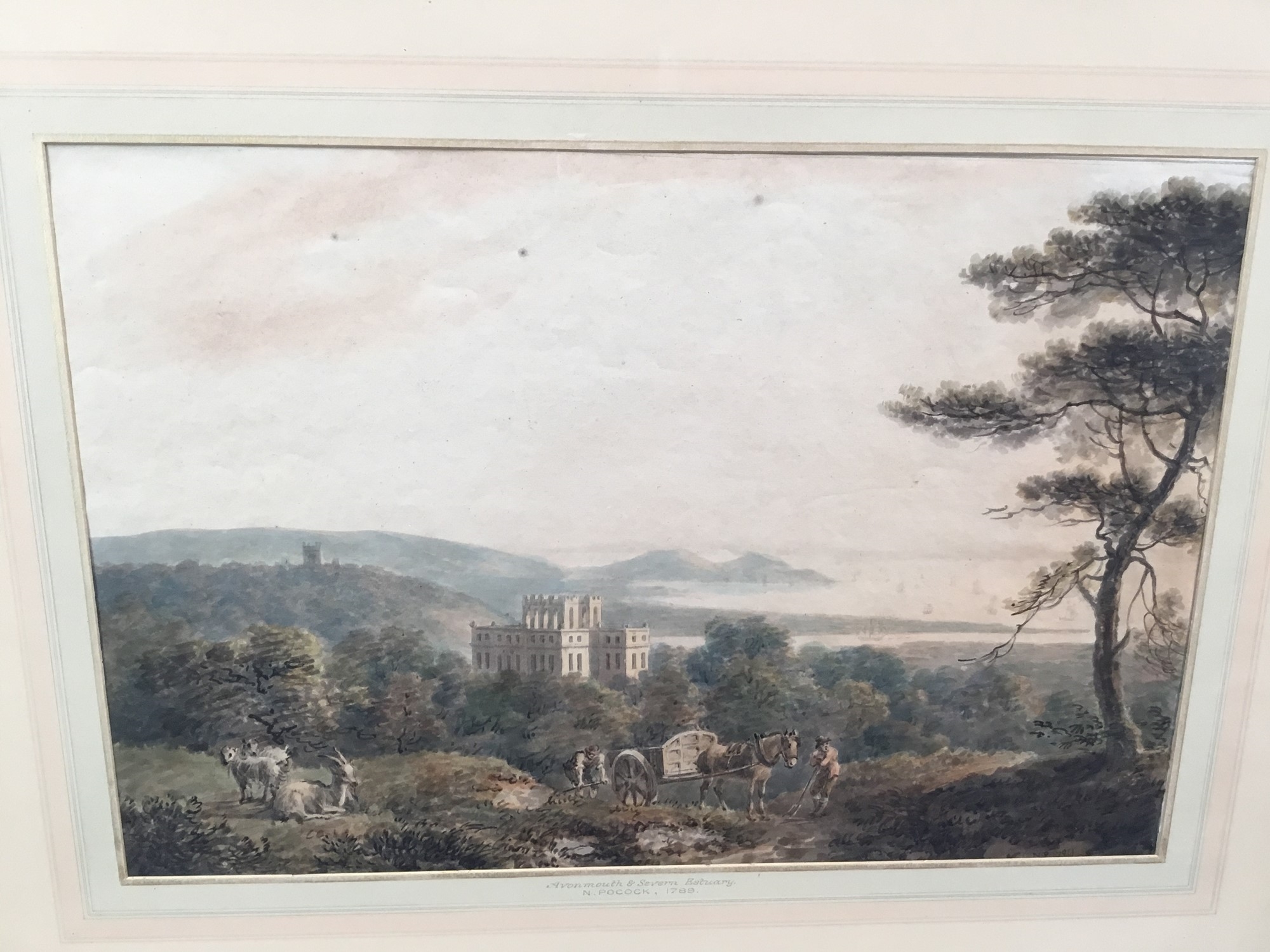 Nicholas Pocock | Avonmouth and Severn Estuary (1789) | MutualArt