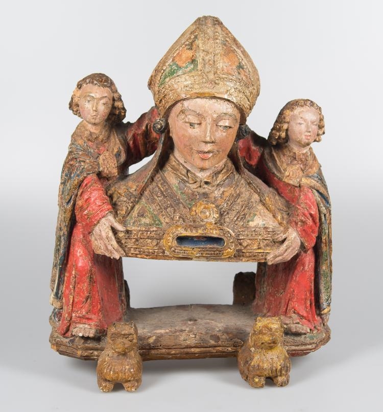 Flemish School, 15th Century | sculpture representing a bust of a ...
