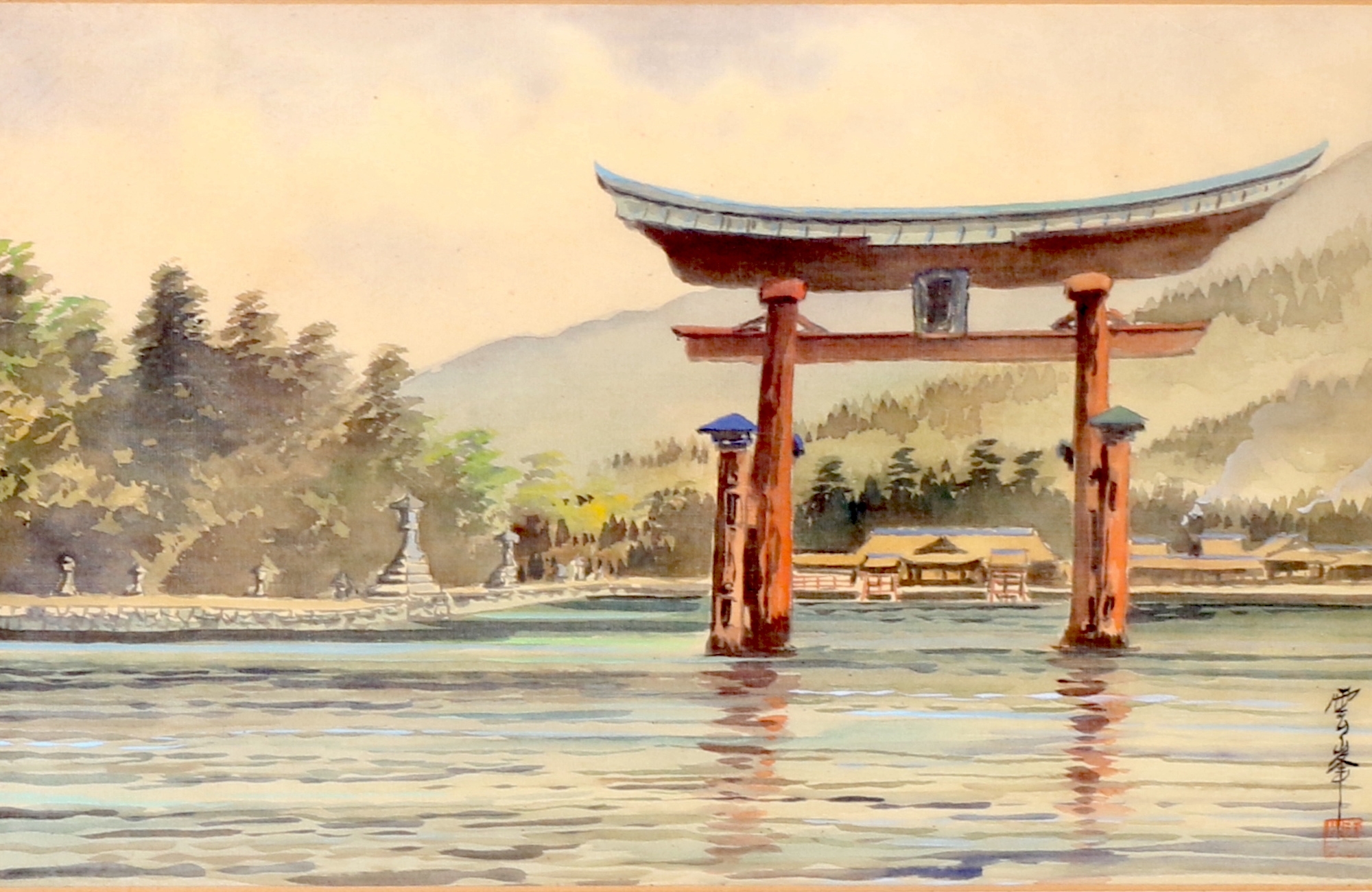 Ono Umpo | MIVAJIMA ISLAND IN INLAND SEA NEAR KOBE | MutualArt