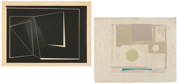 Donald Roberts | Two works on paper: 1) Black Project -- Trochlea 2 ...