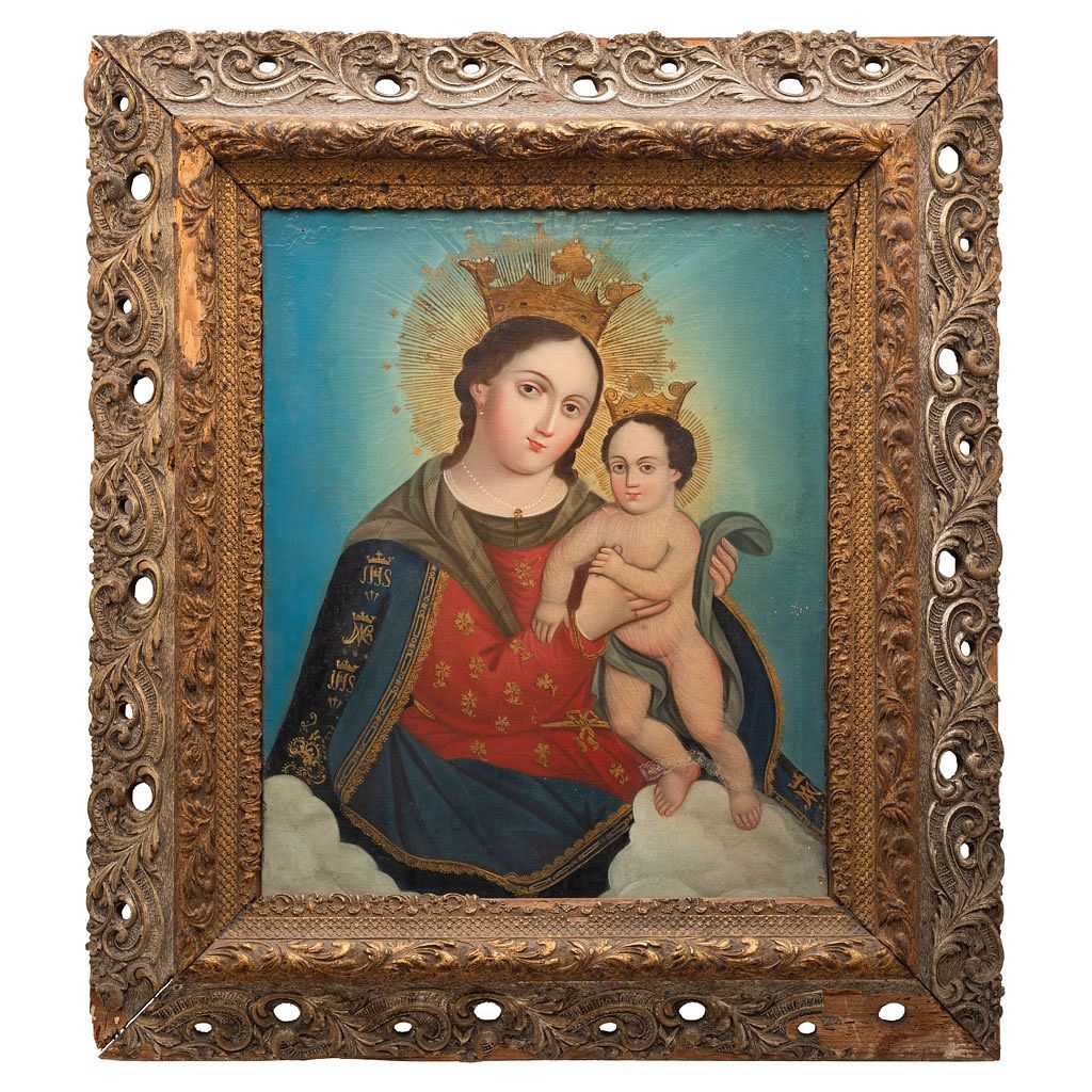 Mexican School, 19th Century | VIRGEN DEL REFUGIO | MutualArt