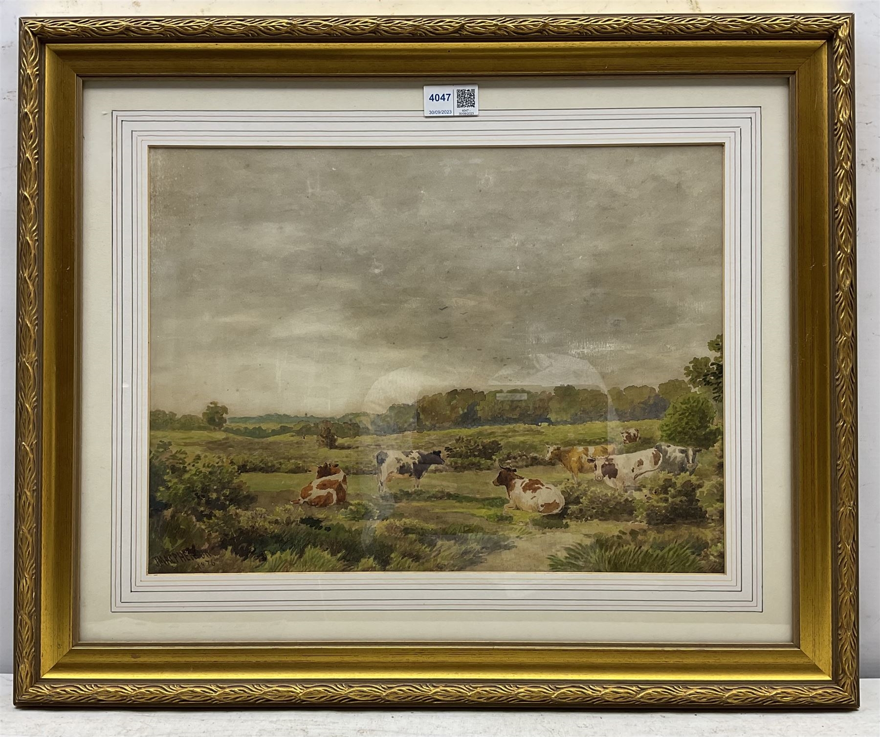 J. Macpherson | Cattle in Landscape (1876) | MutualArt