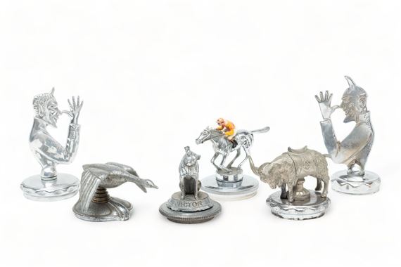 American School | American Motor Mascots, Ca. 1910-30s, 6 pcs | MutualArt