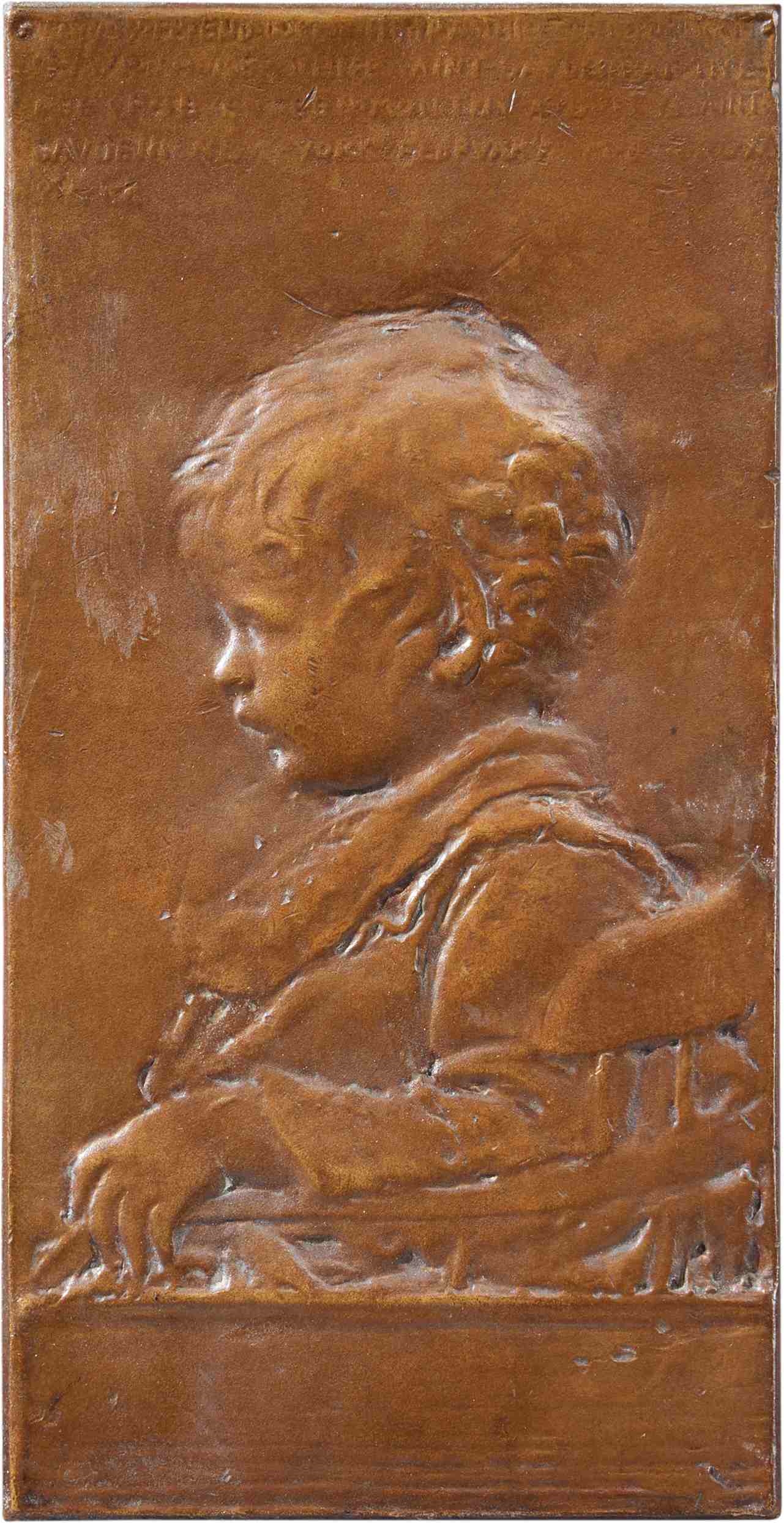 Augustus Saint-Gaudens | Portrait Relief of Homer Schiff Saint-Gaudens ...