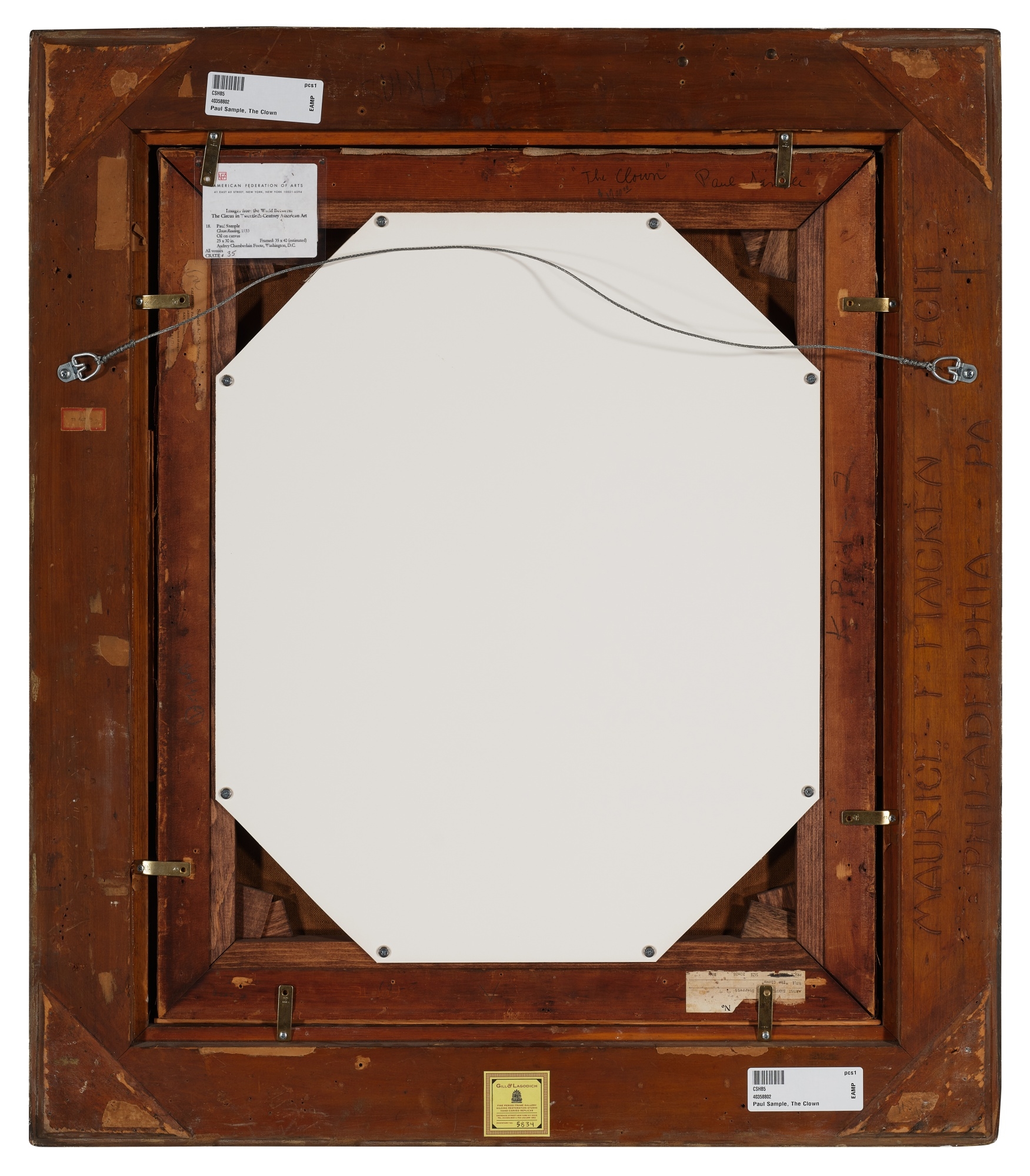 Paul Sample | The Clown (1933) | MutualArt