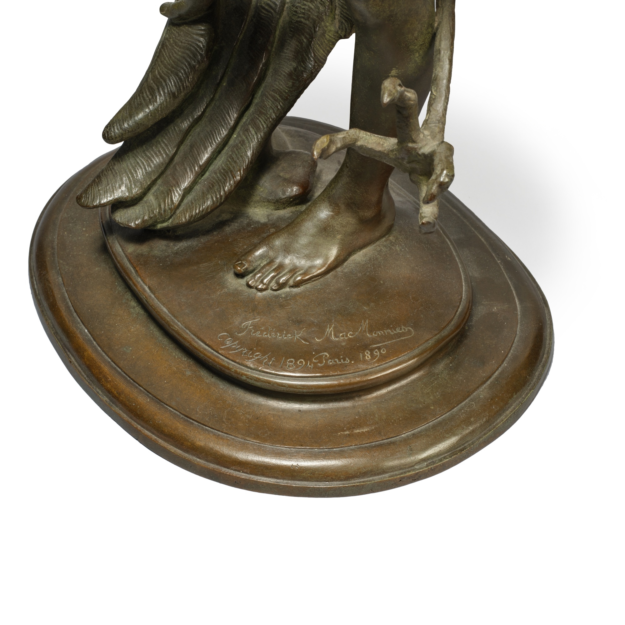 Frederick William MacMonnies | Young Faun with Heron | MutualArt
