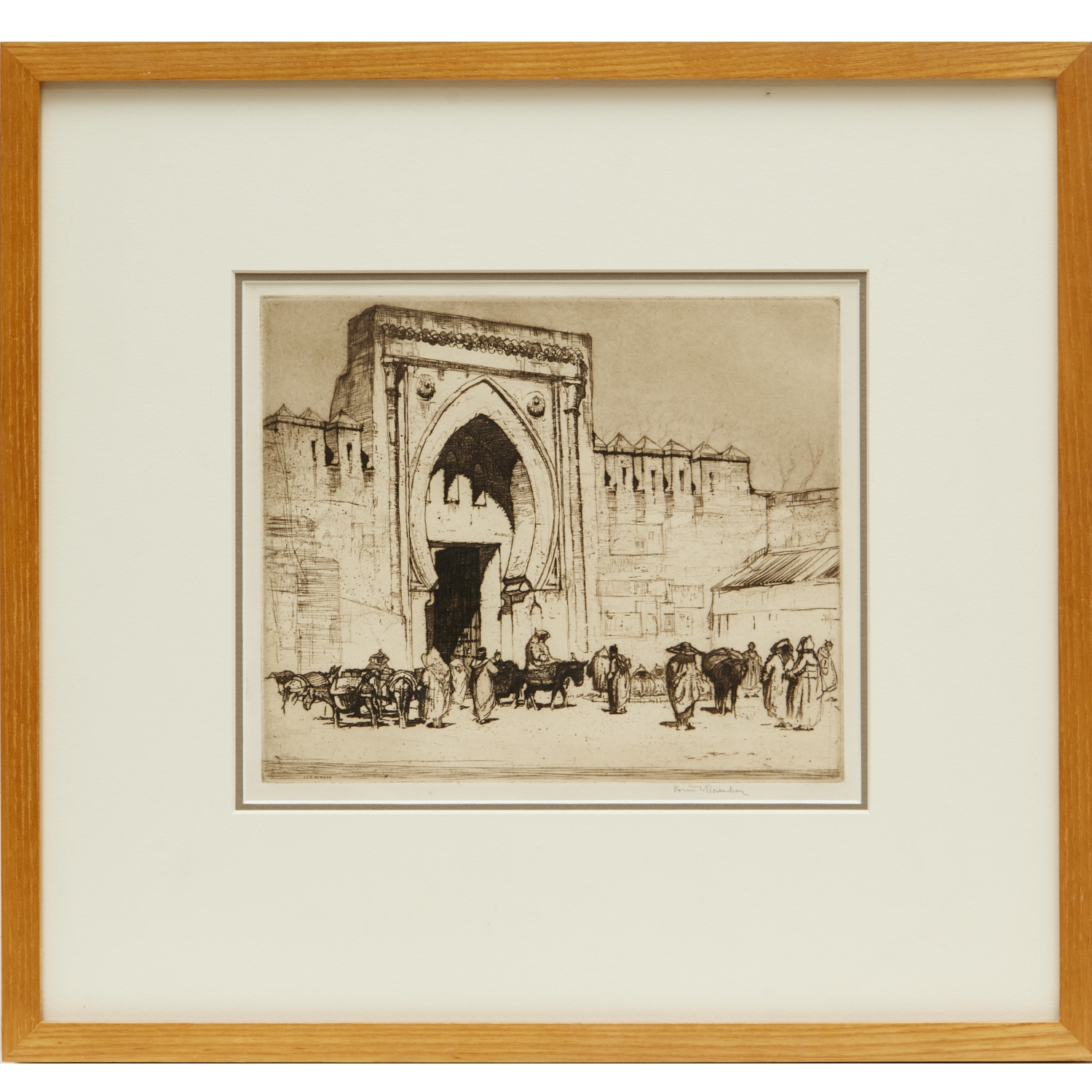 Louis Conrad Rosenberg | The Fez Gate, Tangiers (1925) | MutualArt