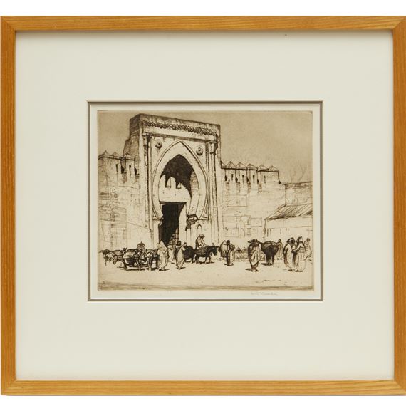 Louis Conrad Rosenberg | The Fez Gate, Tangiers (1925) | MutualArt