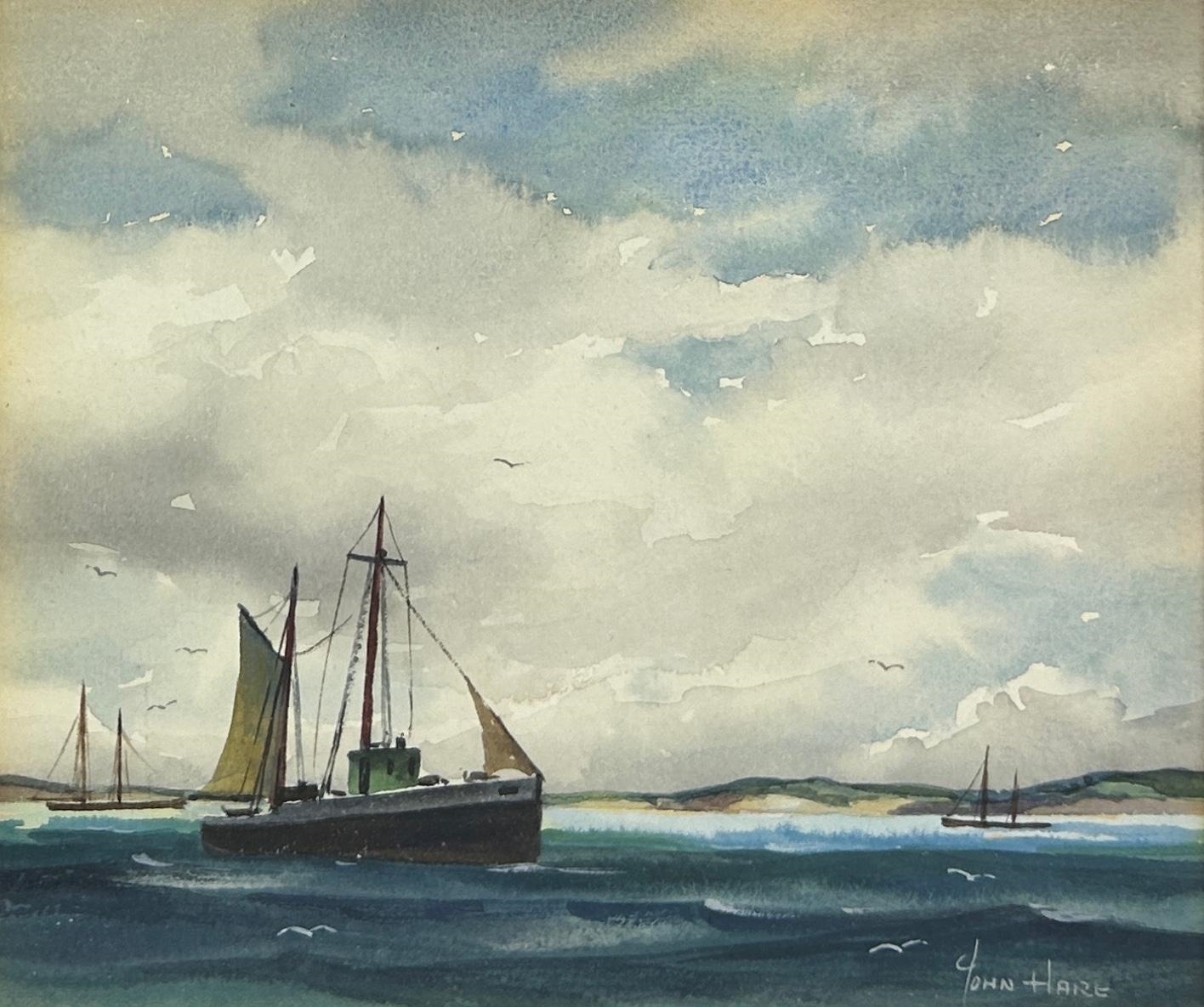 John Cuthbert Hare | 3 Boats (Mid 20) | MutualArt