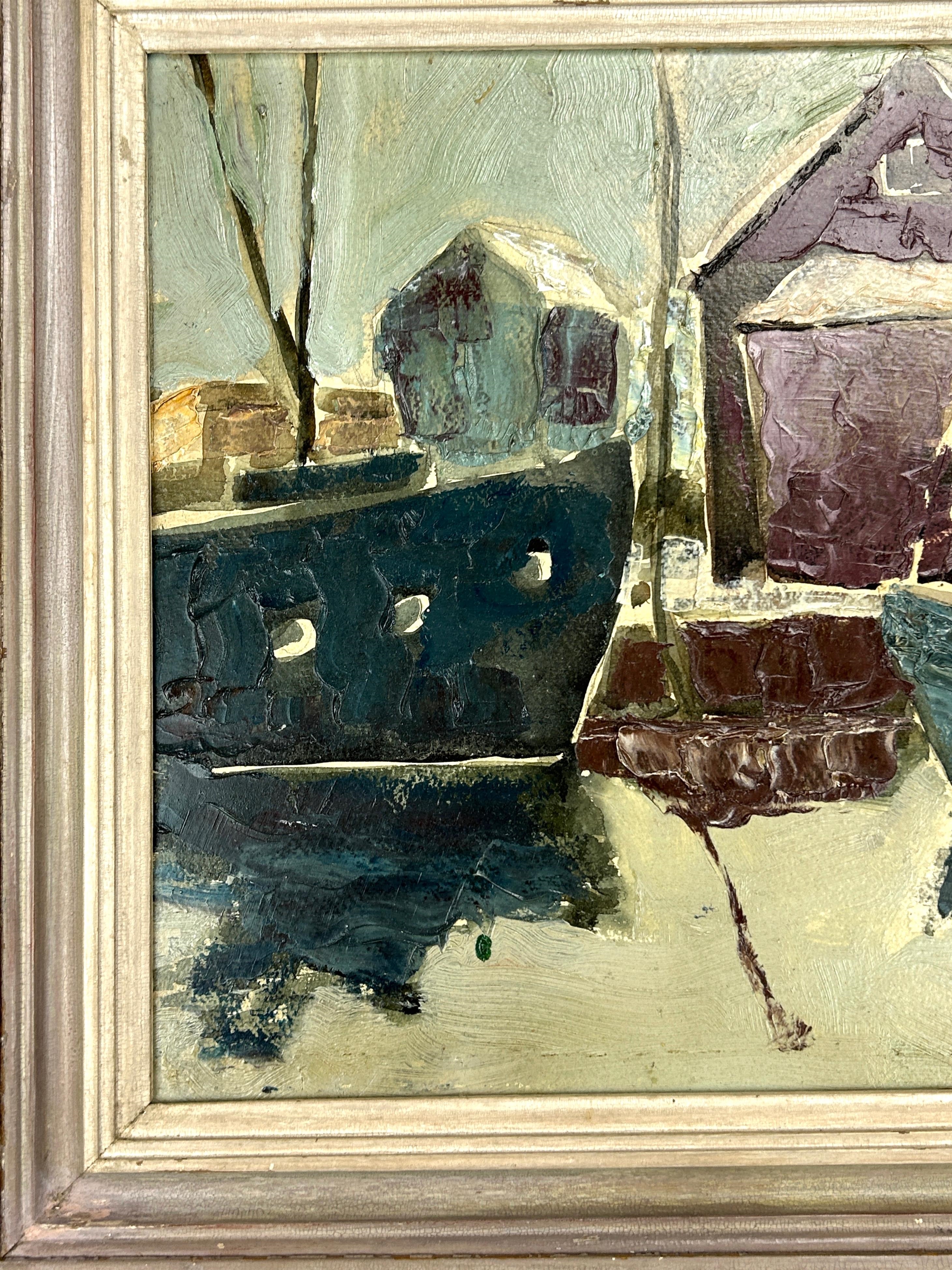 Harry Hering | Boats at Wharf (Early 20) | MutualArt