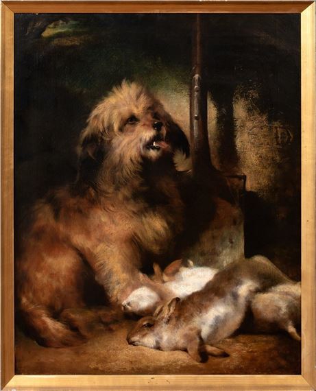 James Bateman | PORTRAIT OF A TERRIER AFTER RABBITING (19th Century ...
