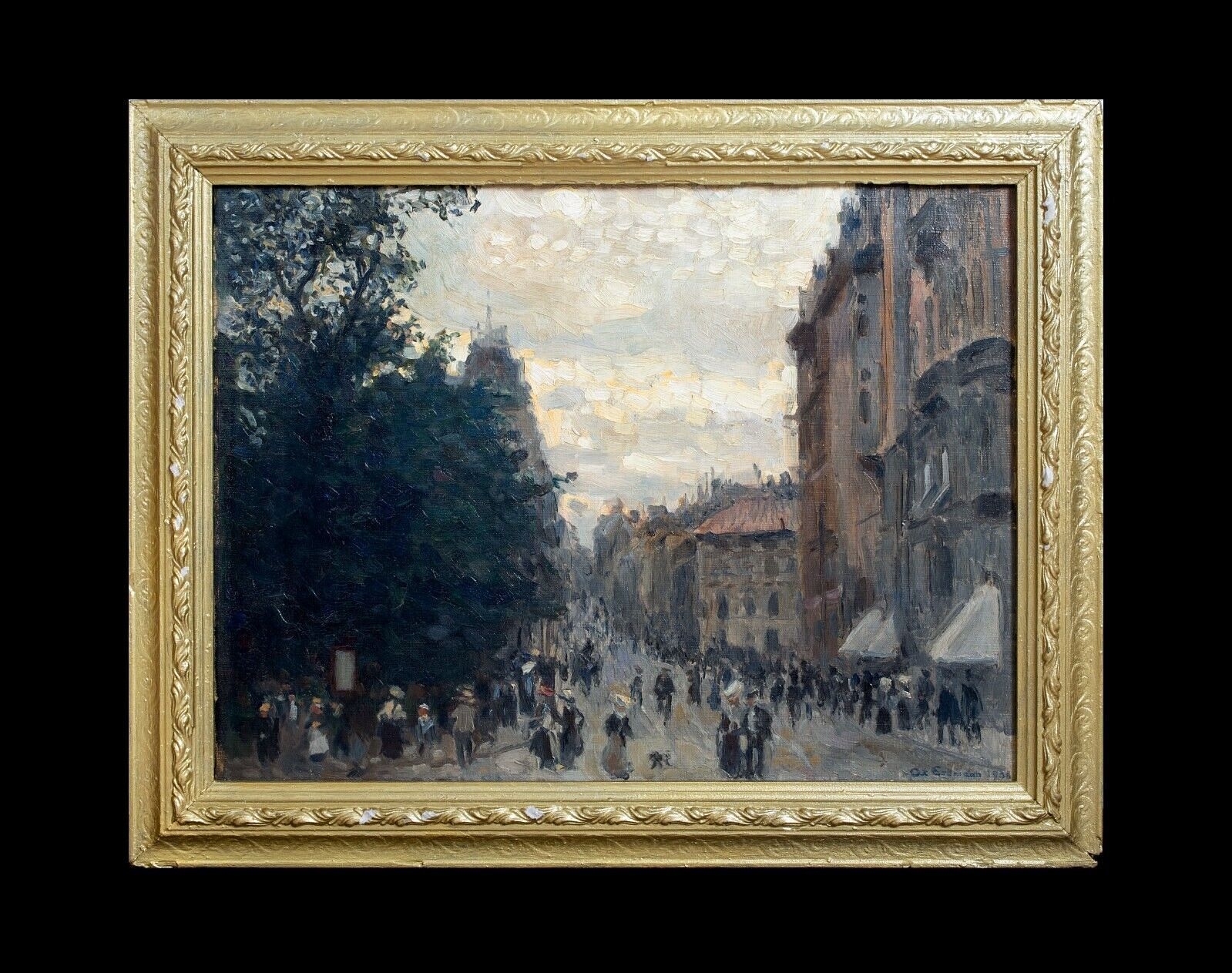 Axel Erdmann | STOCKHOLM STREET SCENE (19th Century) | MutualArt