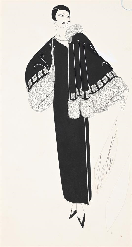 Erte | HARPER'S BAZAAR - EVENING COAT | MutualArt