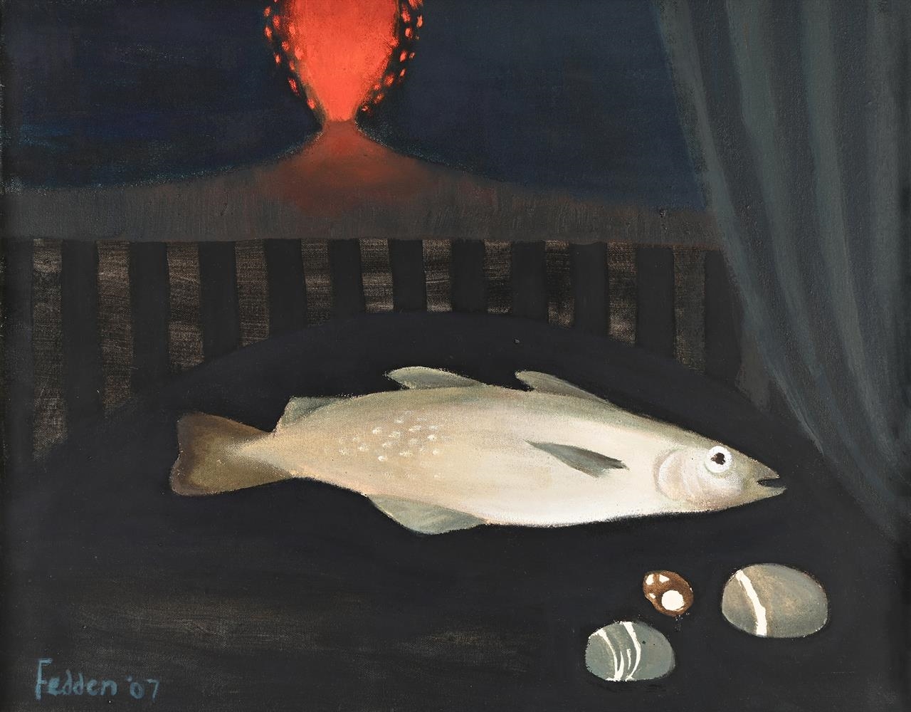 Mary Fedden | THE VOLCANO | MutualArt