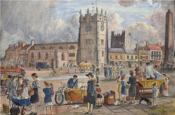 Fred Cecil Jones | Rig Mill Near Whitby (1934) | MutualArt