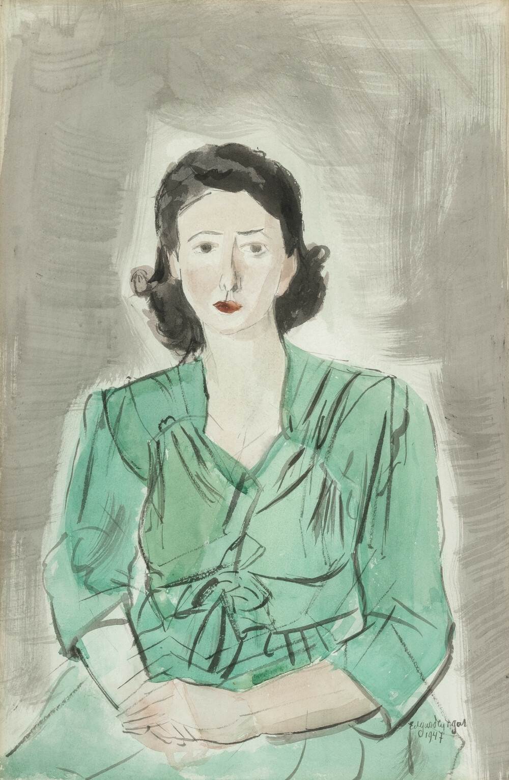 Edgard Tytgat | Young woman (1947) (1947) | MutualArt