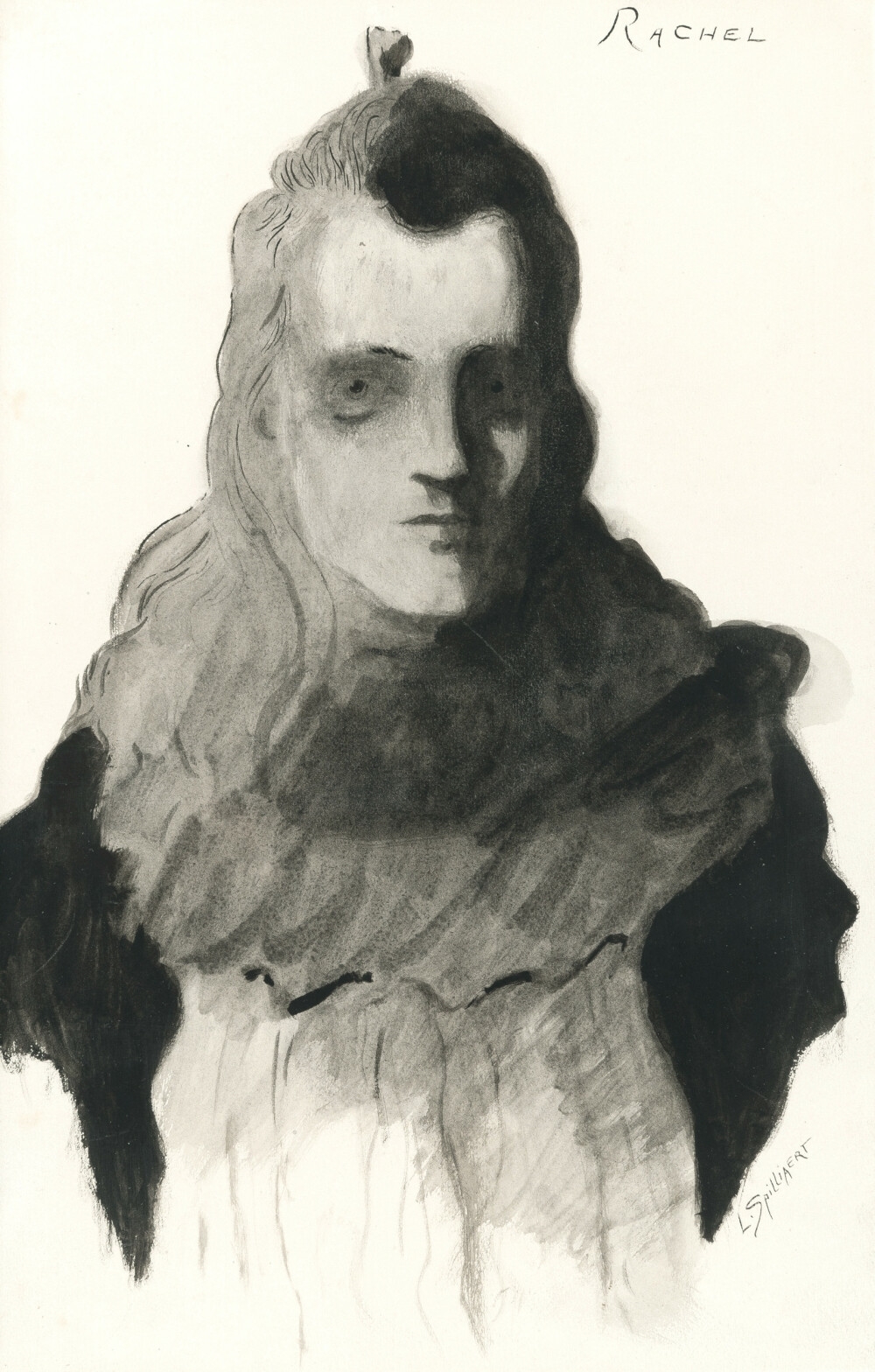 Léon Spilliaert | Portrait of my sister Rachel (1903-1904) | MutualArt