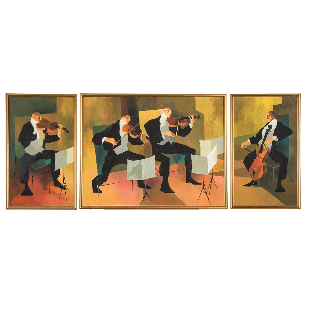 Paul Julian | Triptych of String Quartet | MutualArt