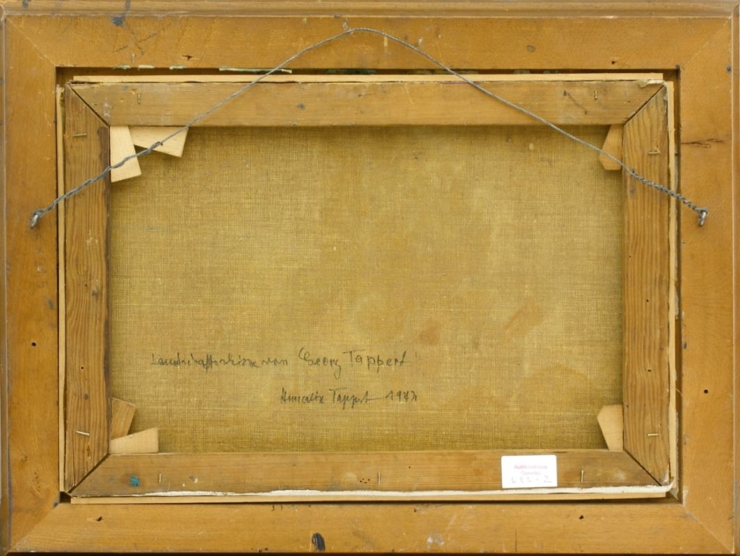 Georg Tappert | Häuser und Bäume (Skizze) (1972) | MutualArt