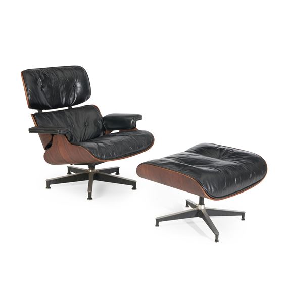 Charles & Ray Eames | Herman Miller 670 Lounge Chair and 671 Ottoman ...