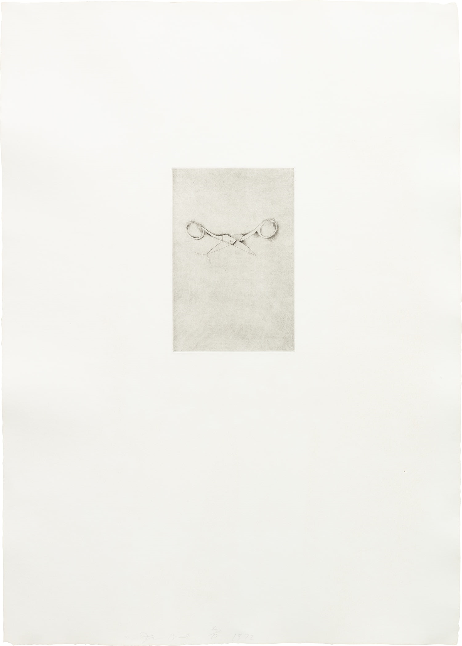 Jim Dine | Scissors from the series Thirty Bones of My Body (1972 ...