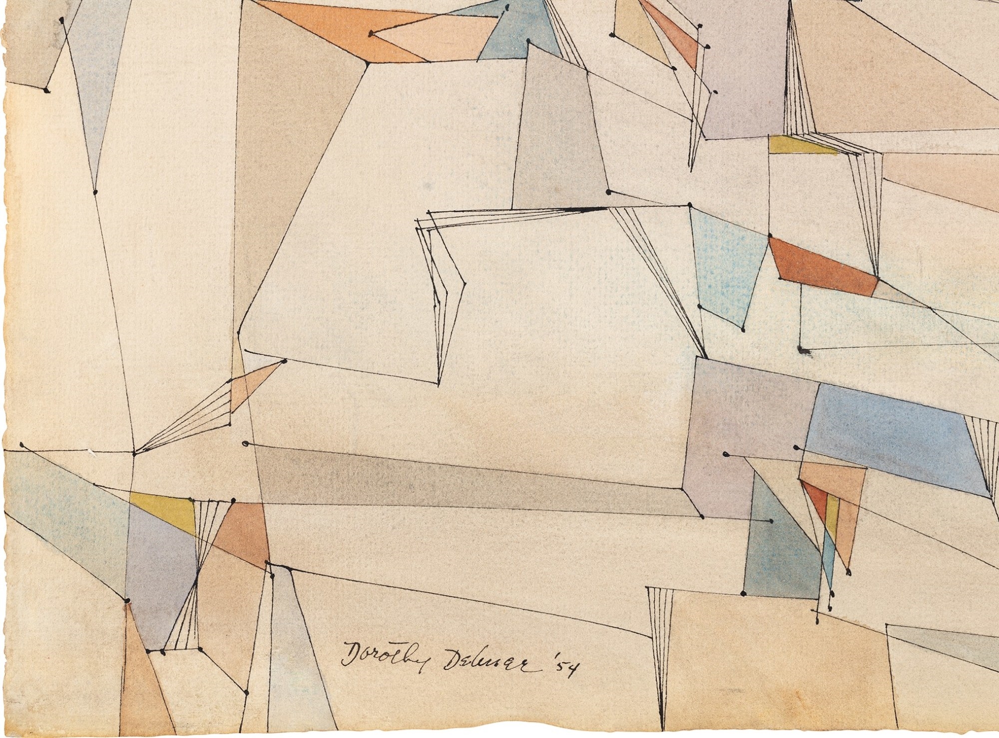 Dorothy Dehner | Untitled (1954) | MutualArt