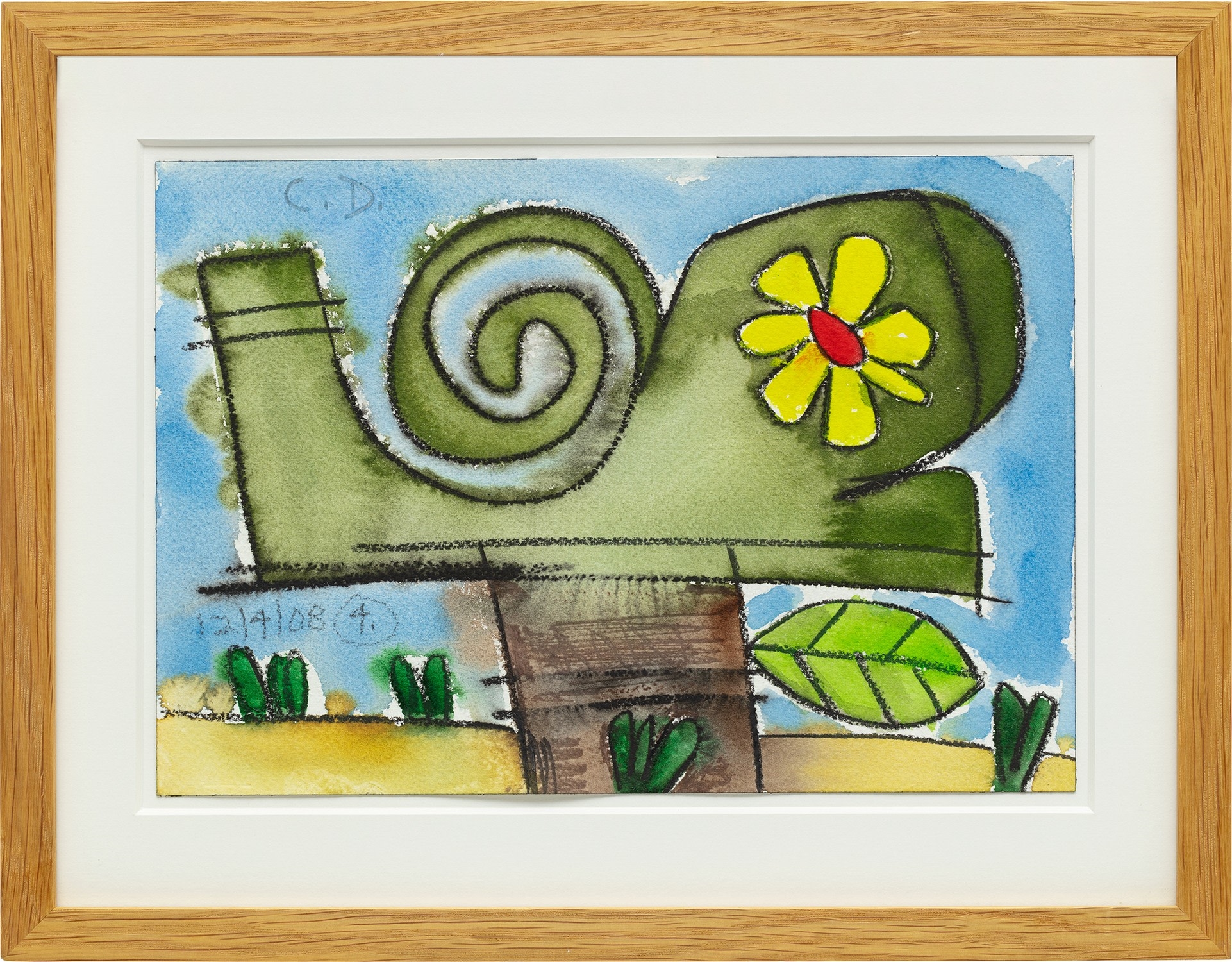 Carroll Dunham | Seven Trees (2008) | MutualArt